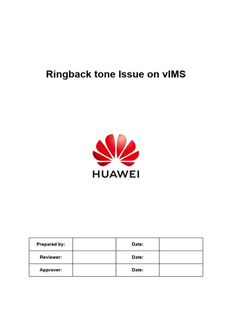 Ringback Tone Issue On vIMS | PDF | Verification And Validation ...