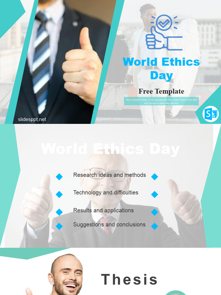 World Ethics Day Free Template Pdf Microsoft Power Point Online