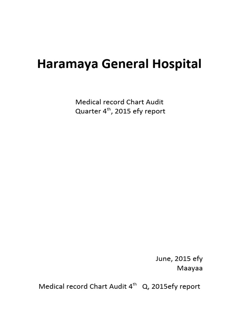 Medical Record Audit Finding | PDF