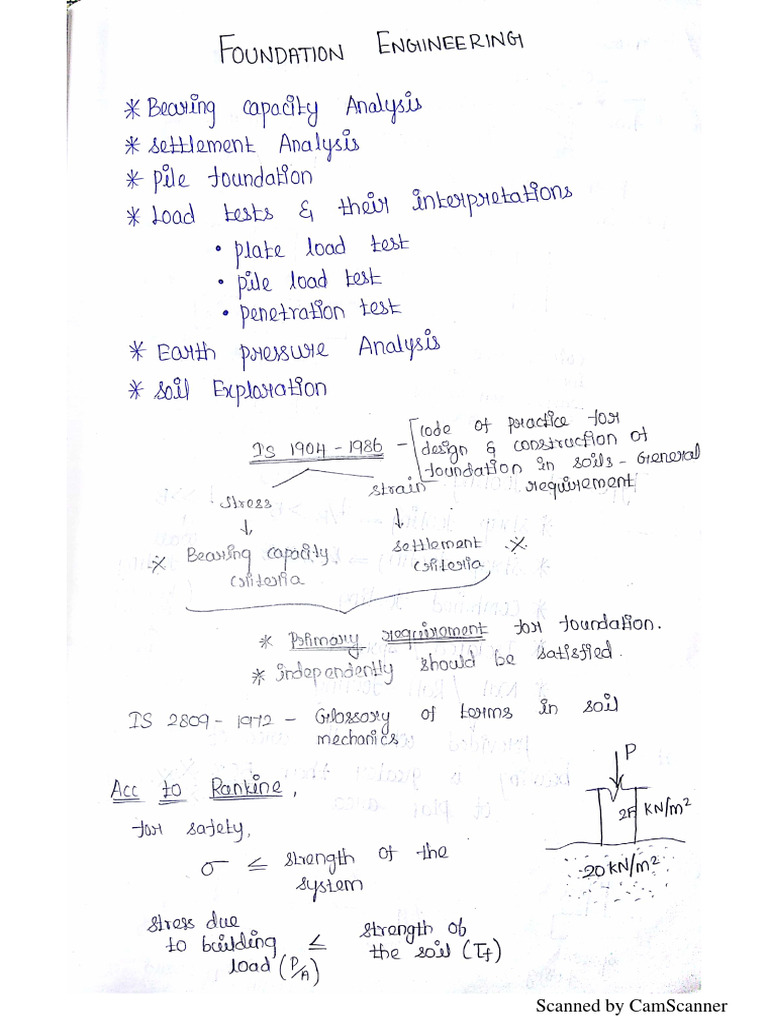 Foundation Notes | PDF