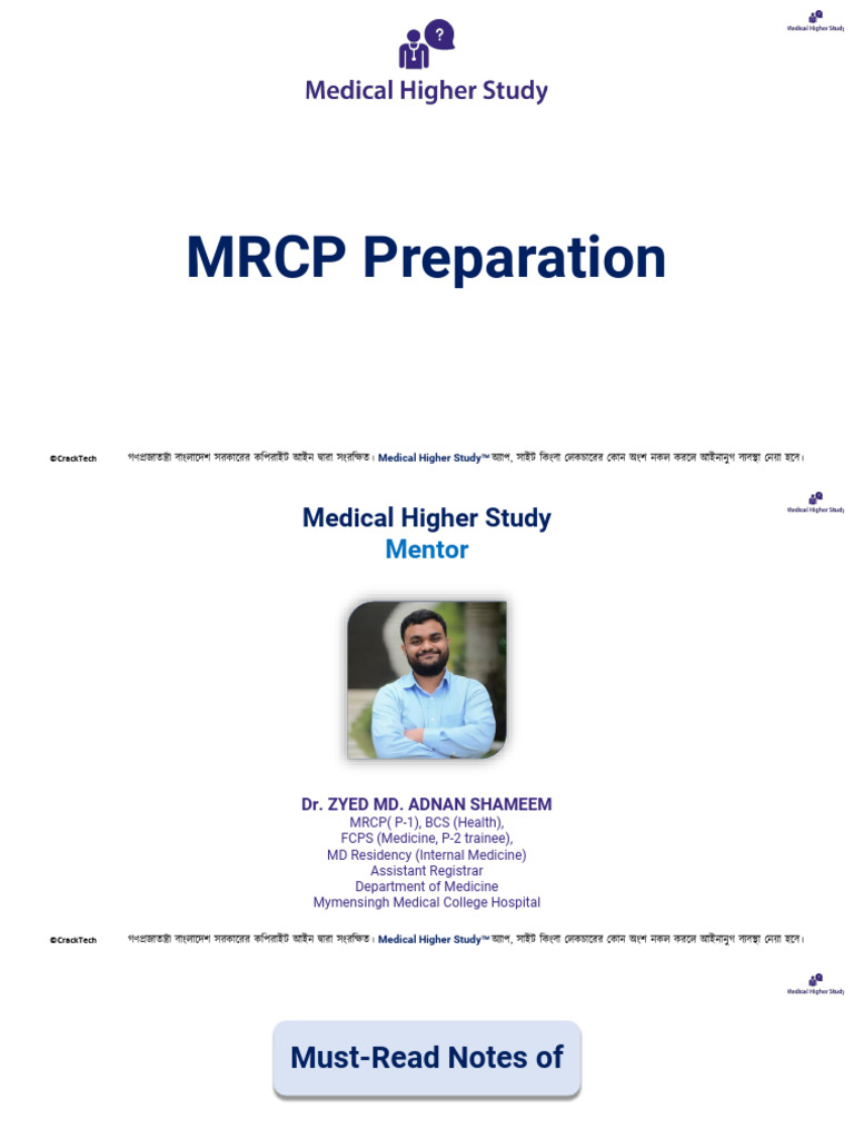 MRCP - Keynotes For Dermatology - MHS | PDF | Psoriasis | Causes Of Death