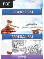 Federalism PPT Class10 | PDF | Political Science | Governance