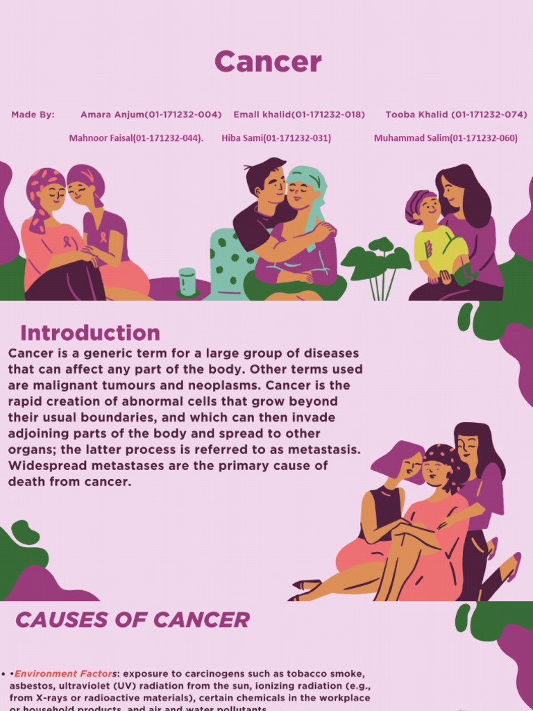 Health Presentation (FINAL) 2 | PDF | Cancer | Major Depressive Disorder