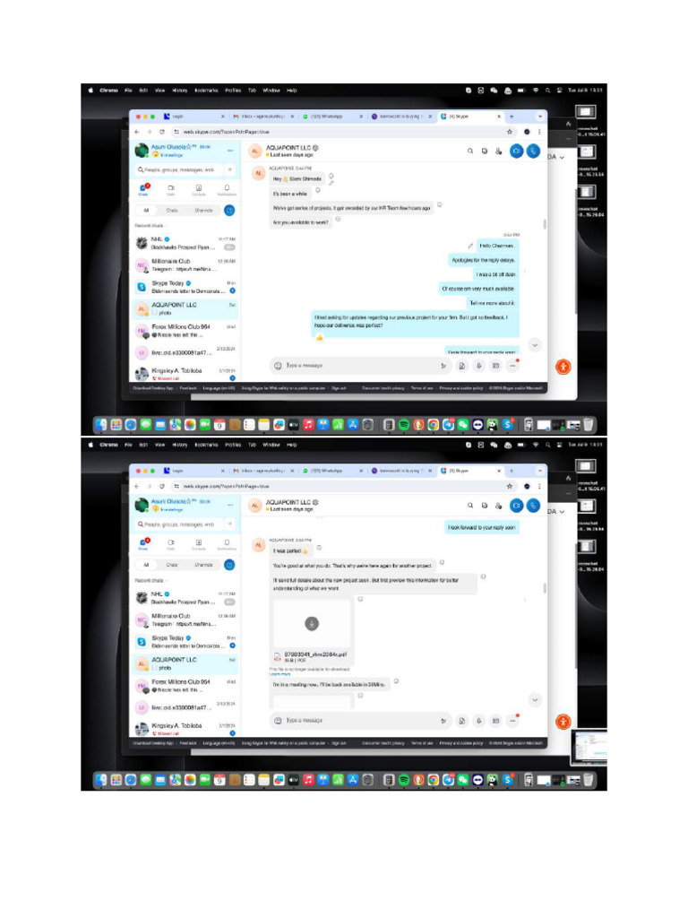 Chat Correspondents-Compressed | PDF