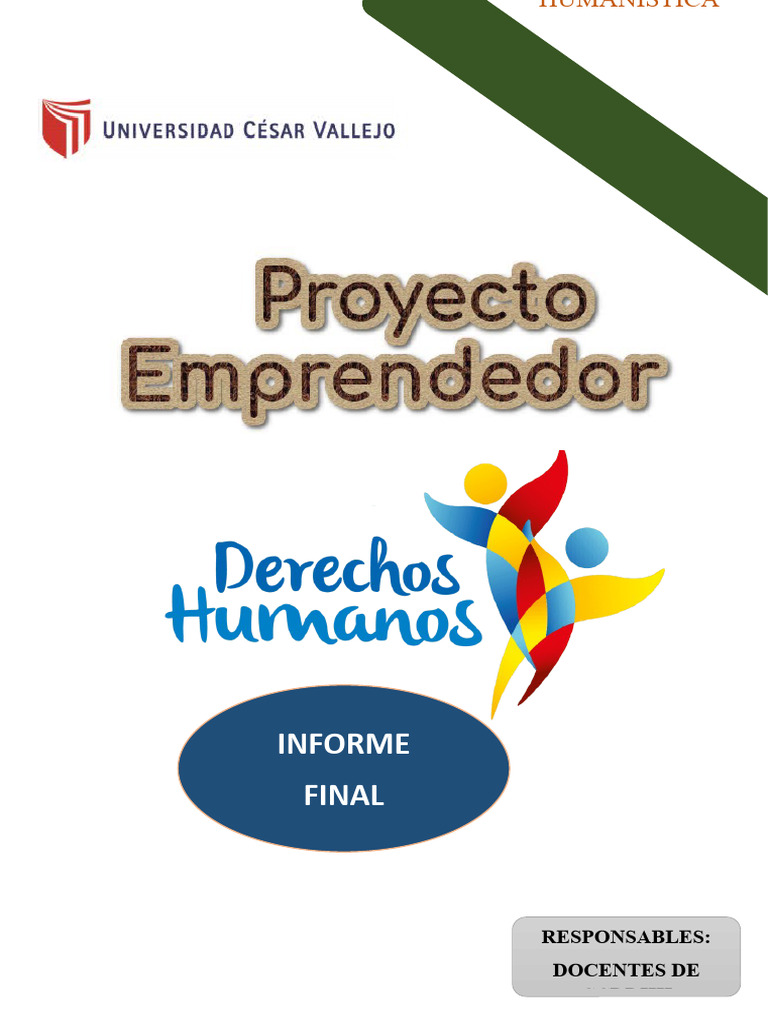 Proyecto Emprendedor - Informe - CCDDHH | PDF | Tecnología