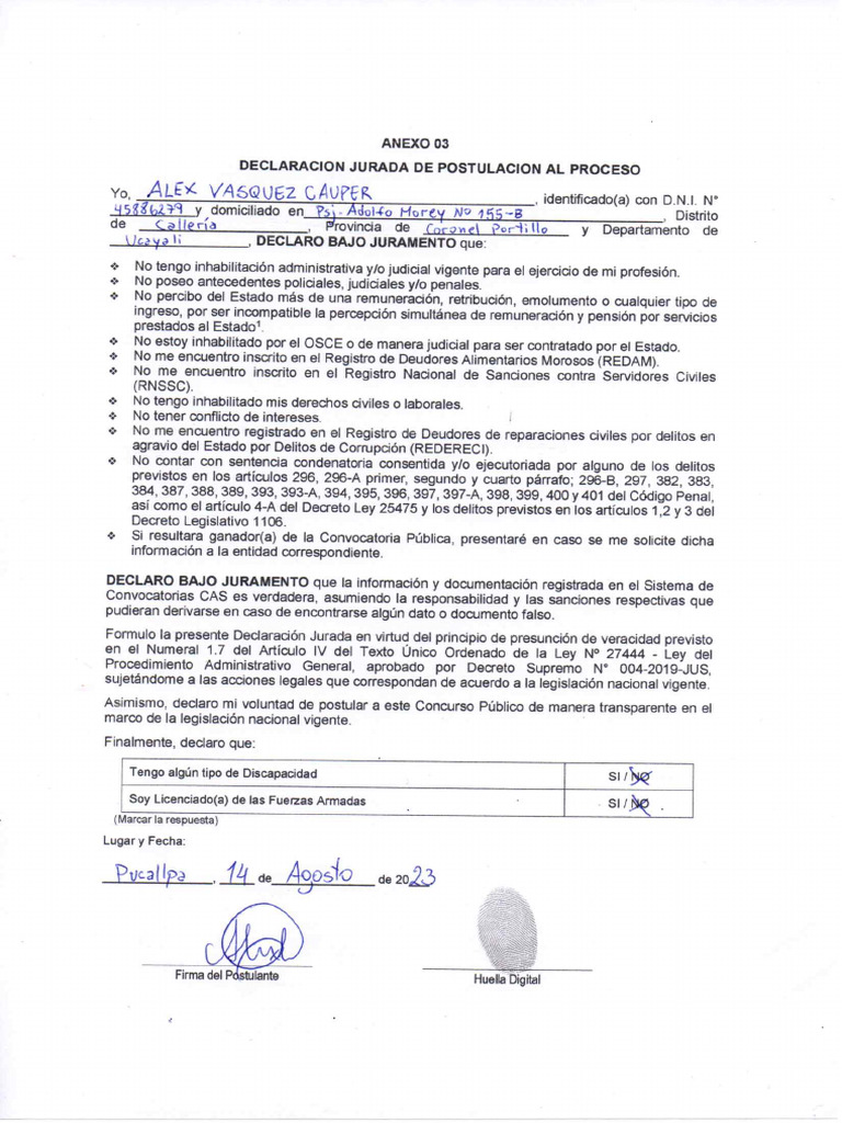 Anexo #03 - PCM | PDF