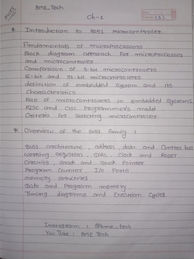 Microcontroller Programming And Interfacing Lecture Note Bme Tech Pdf 6505