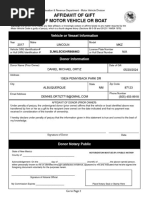 MV-16 0 | PDF | Notary Public | Affidavit