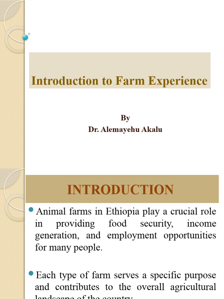 Introduction to Farm Experience | Download Free PDF | Livestock | Grazing