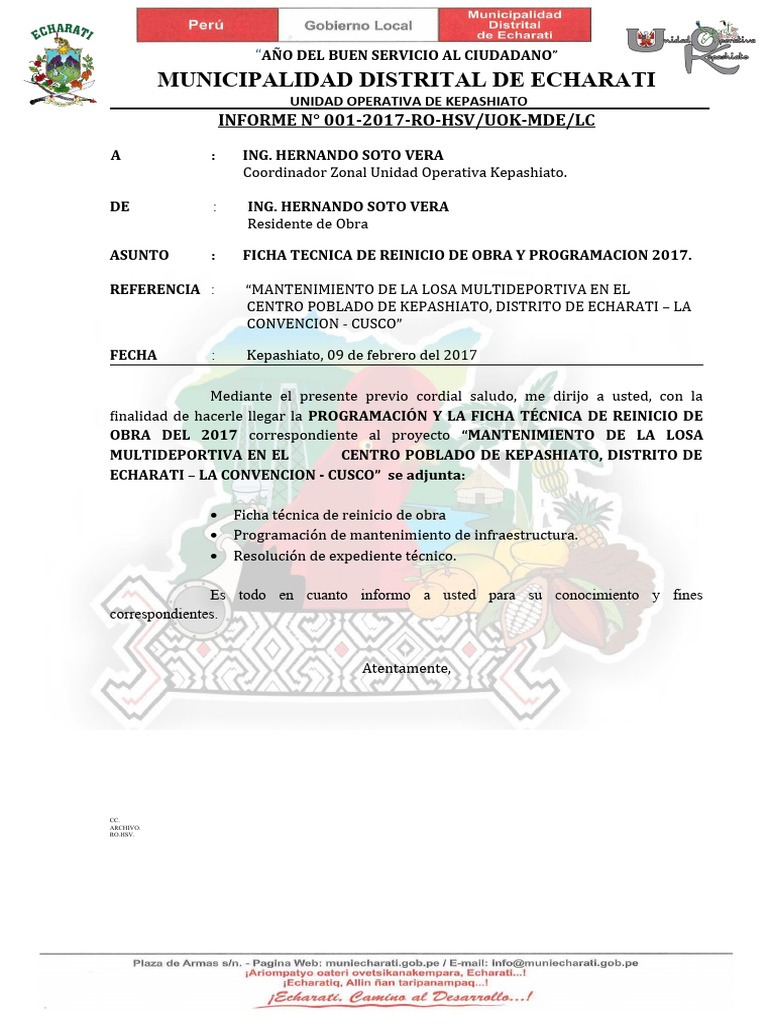 Modelos de Informes 02 | PDF | Hogar, jardinería y bricolaje