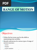 Active Range of Motion (AROM) Exercises Guide | PDF | Skeletal Muscle ...