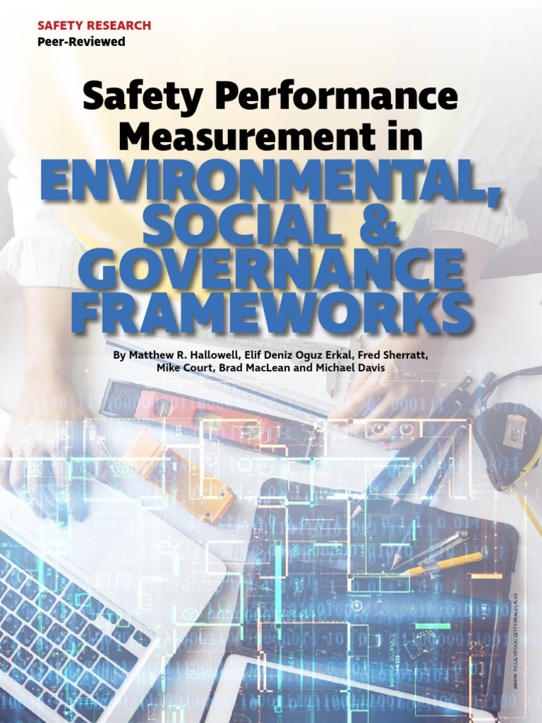 Safety Performance Measurement in ESG Frameworks | PDF | Sustainability ...