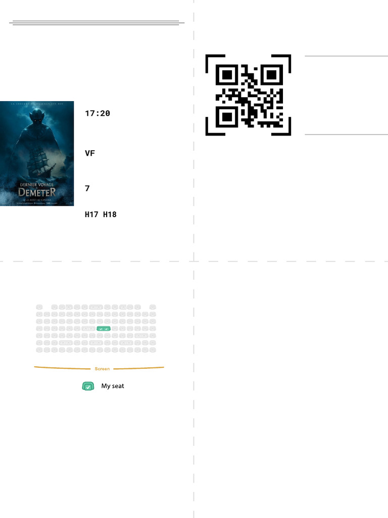 E-Billet Last Voyage of The Demeter | PDF