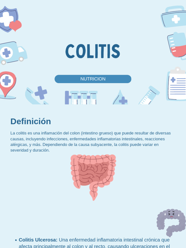 Tratamiento y síntomas de colitis | PDF | Enfermedad inflamatoria ...