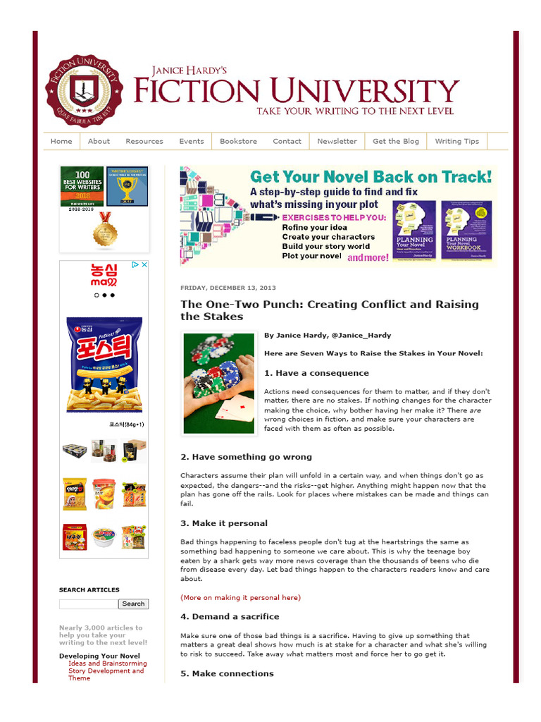 How To Raise Stakes and Conflict-Janicehardy-C... | PDF | Motivation ...