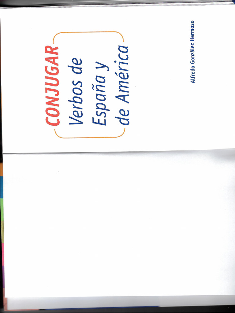 01 Gramática Del Verbo Espanhol Pdf