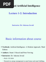 Lecture 01 - Introduction | PDF | Artificial Intelligence ...