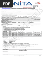 Trade Test Application Form | PDF | Payments | Banks