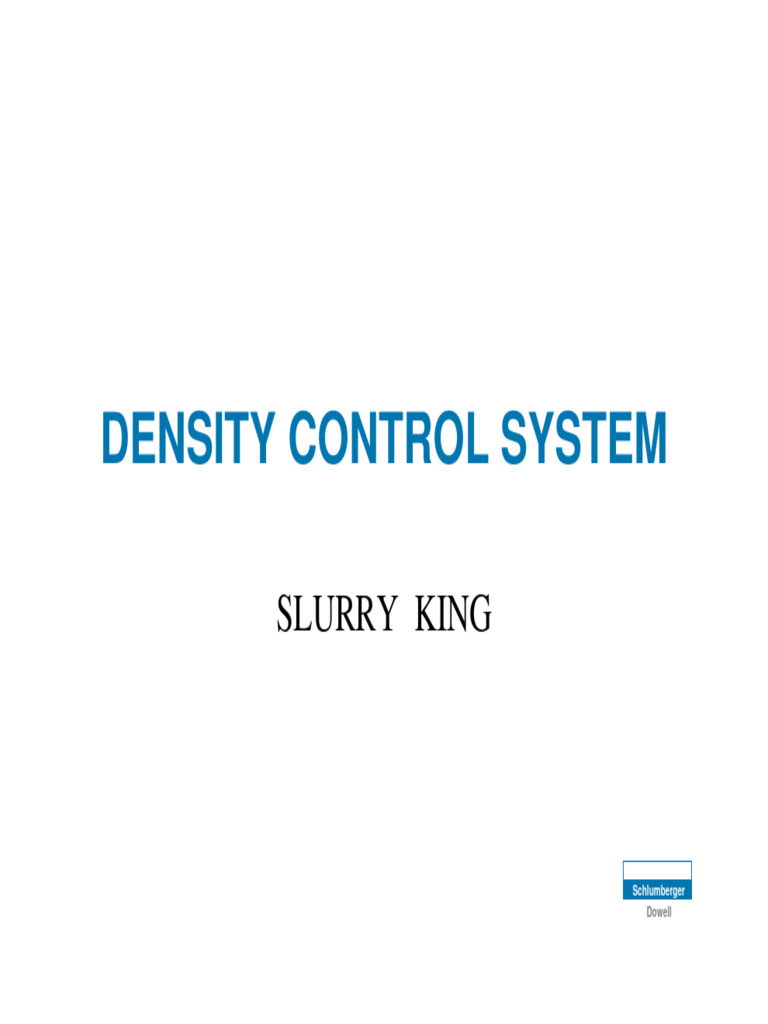 Density Control System: Slurry King | PDF | Vacuum Tube | Electronic ...