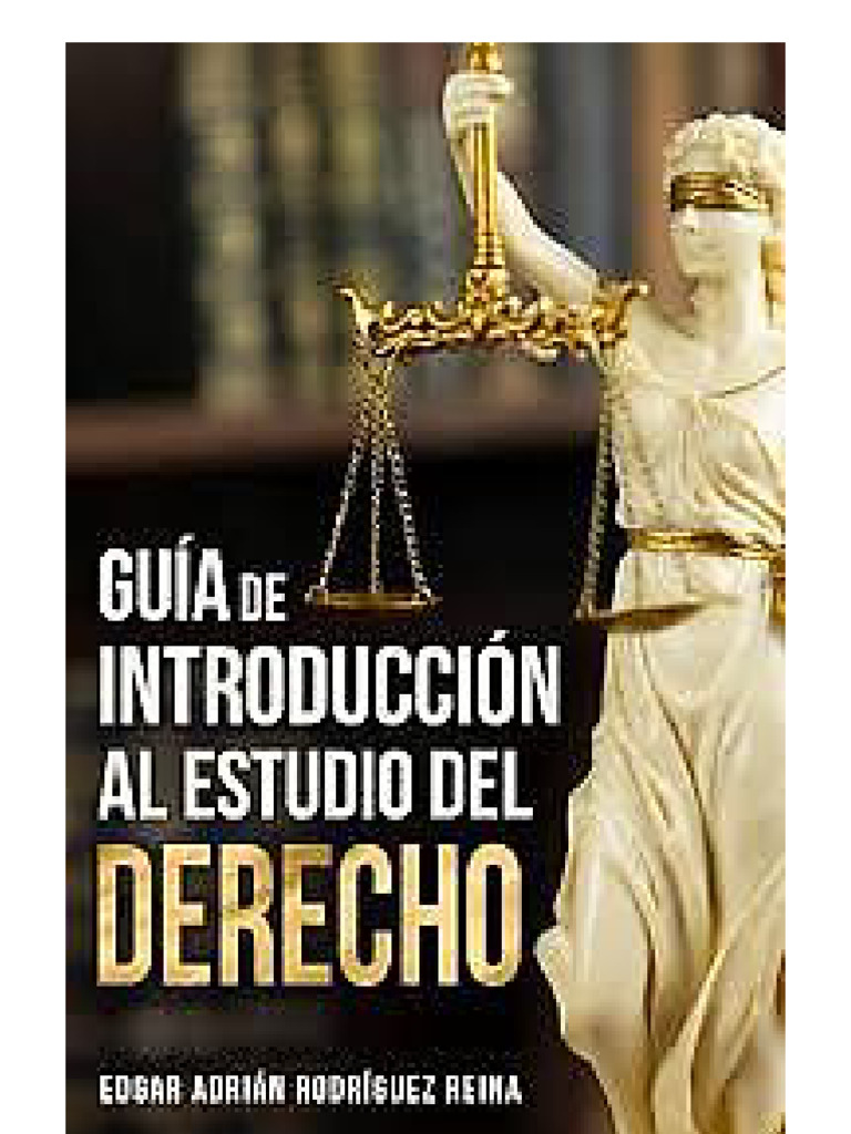 Introduccion Al Derecho Portada | PDF