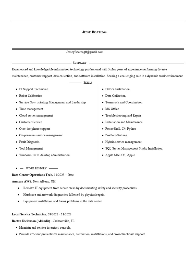 Backup of Jesse's Resume.. | Download Free PDF | Cloud Computing ...