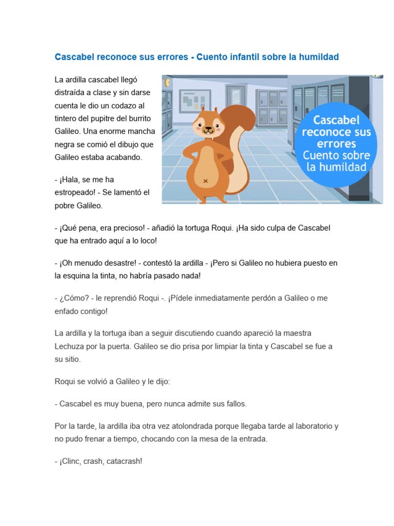 Cascabel Reconoce Sus Errores | PDF