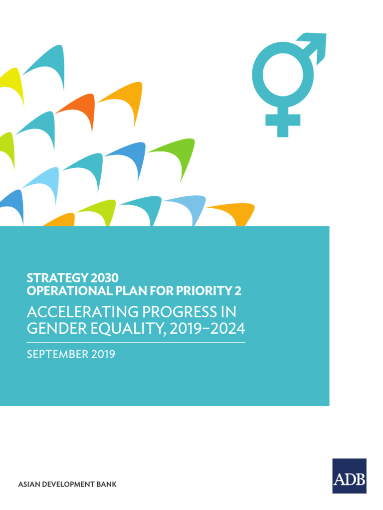 Strategy 2030 Op2 Gender Equality | PDF | Asian Development Bank | Woman