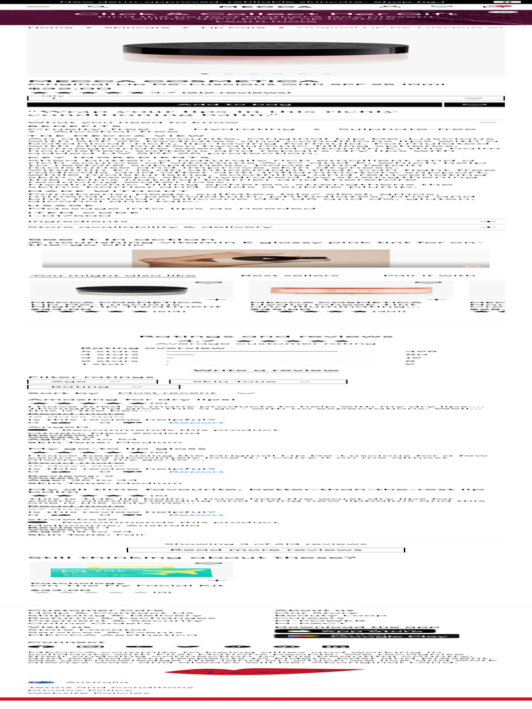 MECCA Lip de Luscious Lil | PDF | Toiletry | Cosmetics