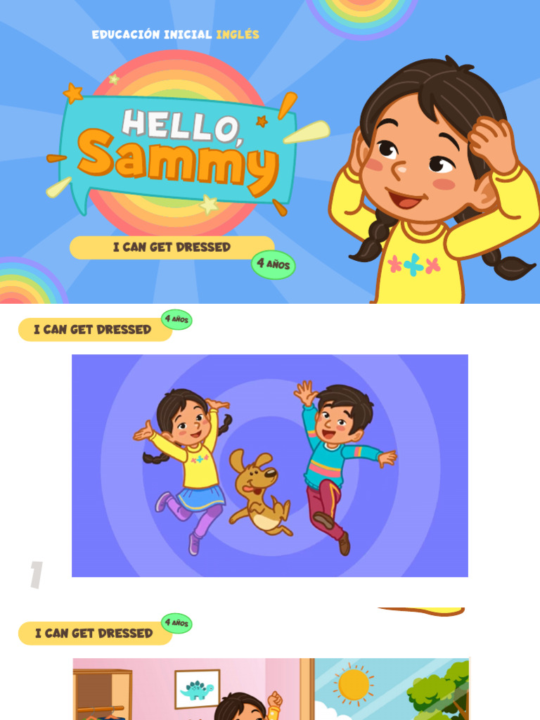 Ilustraciones N°15 - 4 Años - I Can Get Dressed | PDF | Estudios de ...