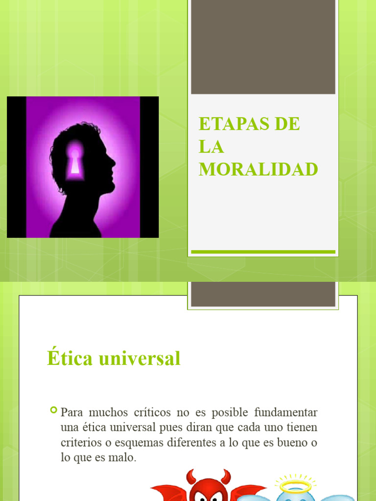 Etapas de La Moralidad | PDF | Moralidad | Sicología