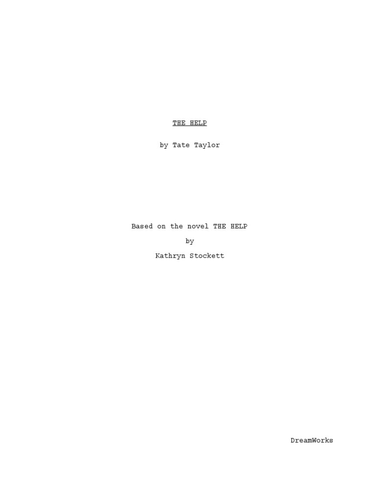 The Help | PDF | Nature | Leisure