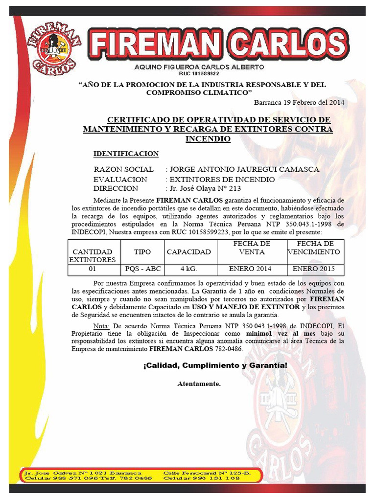 Certificado Jorge Jauregui (Electronica) | PDF | Negocios