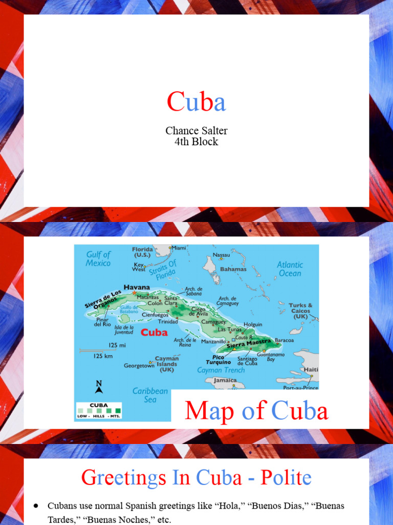 Chance Salter - Geography-Country Project | PDF | Cuba | Tropical Cyclones