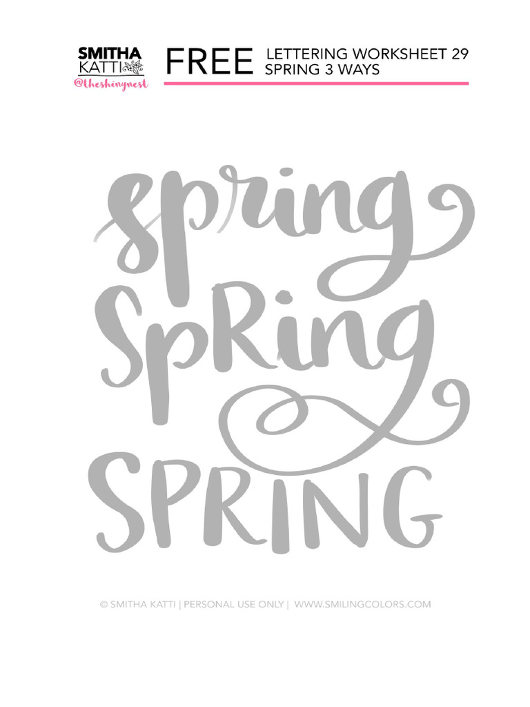 Spring Theme | PDF