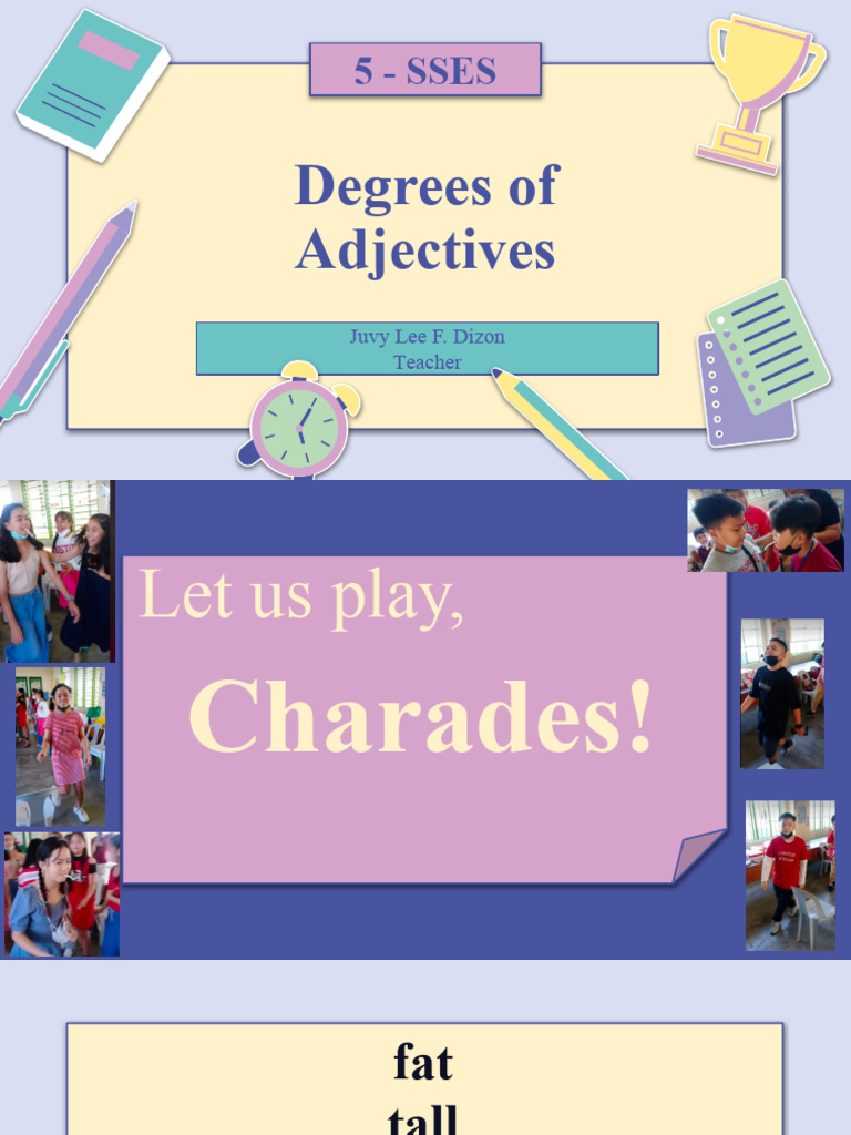 ENGLISH - Degrees of Adjective | PDF | Morphology | Linguistic Typology