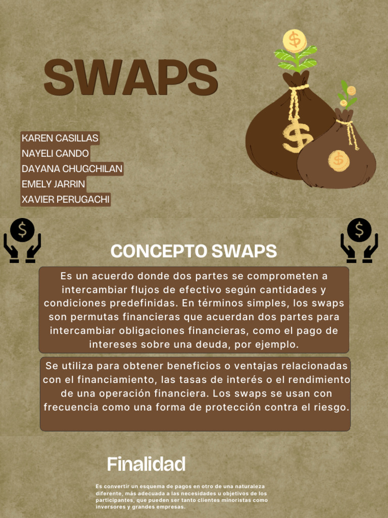 DERIVADOS FINANCIEROS SWAPS | PDF | Swap (Finanzas) | Moneda