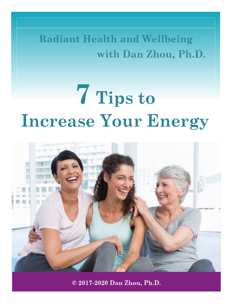 7 Tips To Increase Your Energy | PDF
