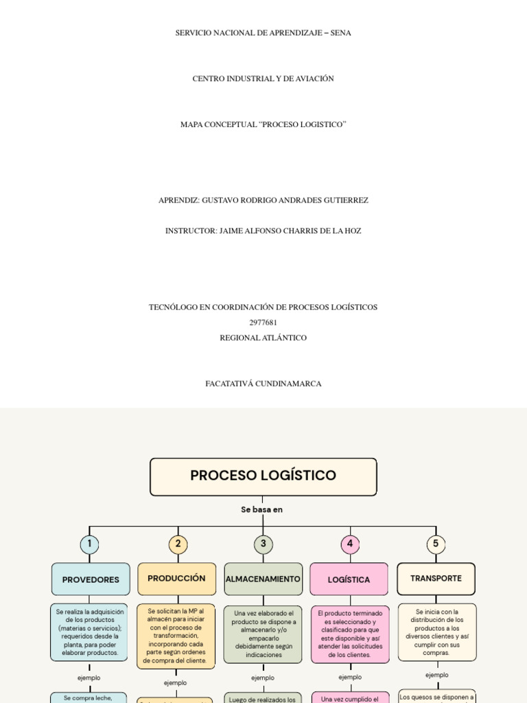 MAPA CONCEPTUAL | PDF | Logística