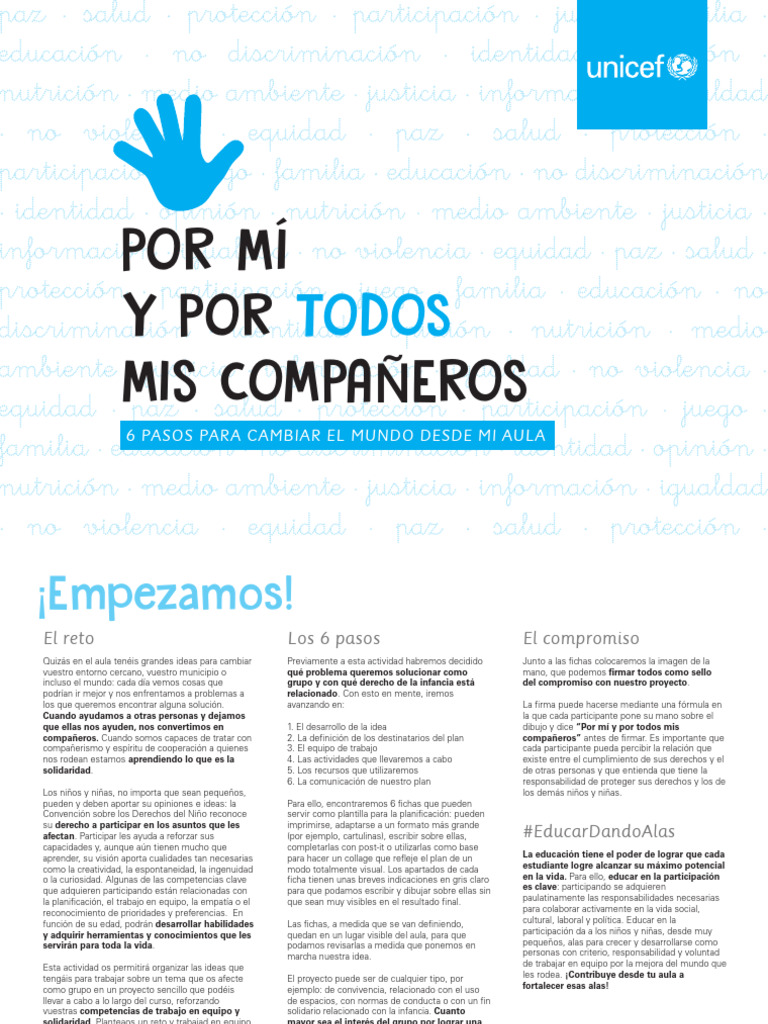 CUADERNILLO UNICEF | PDF | Unicef
