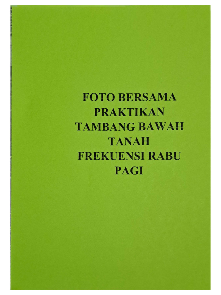 Sekat Foto Bersama | PDF