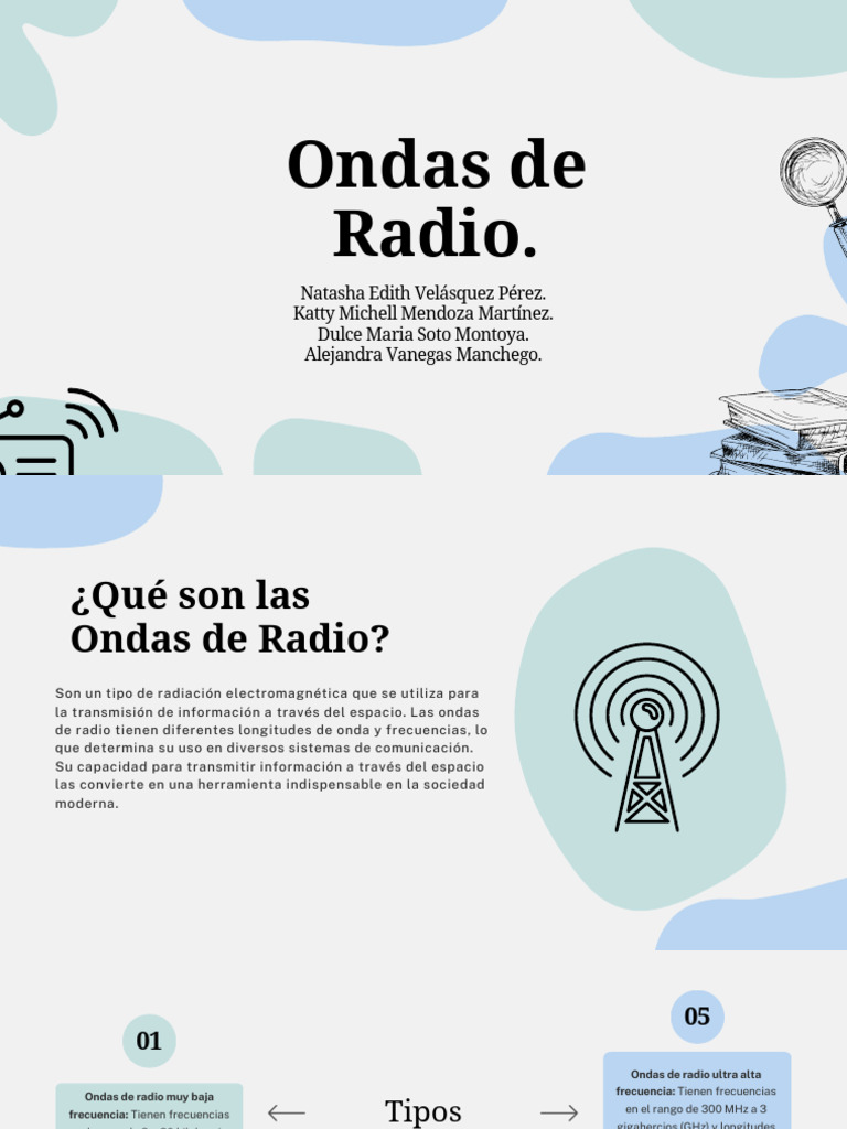 Tipos y usos de las ondas de radio | PDF | Radio | Onda de radio