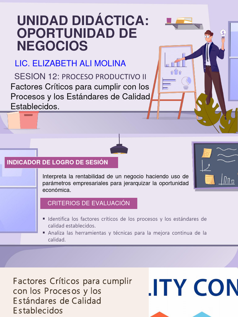 SESION 12 Importancia de Los Procesos y Estandares de Calidad | PDF ...