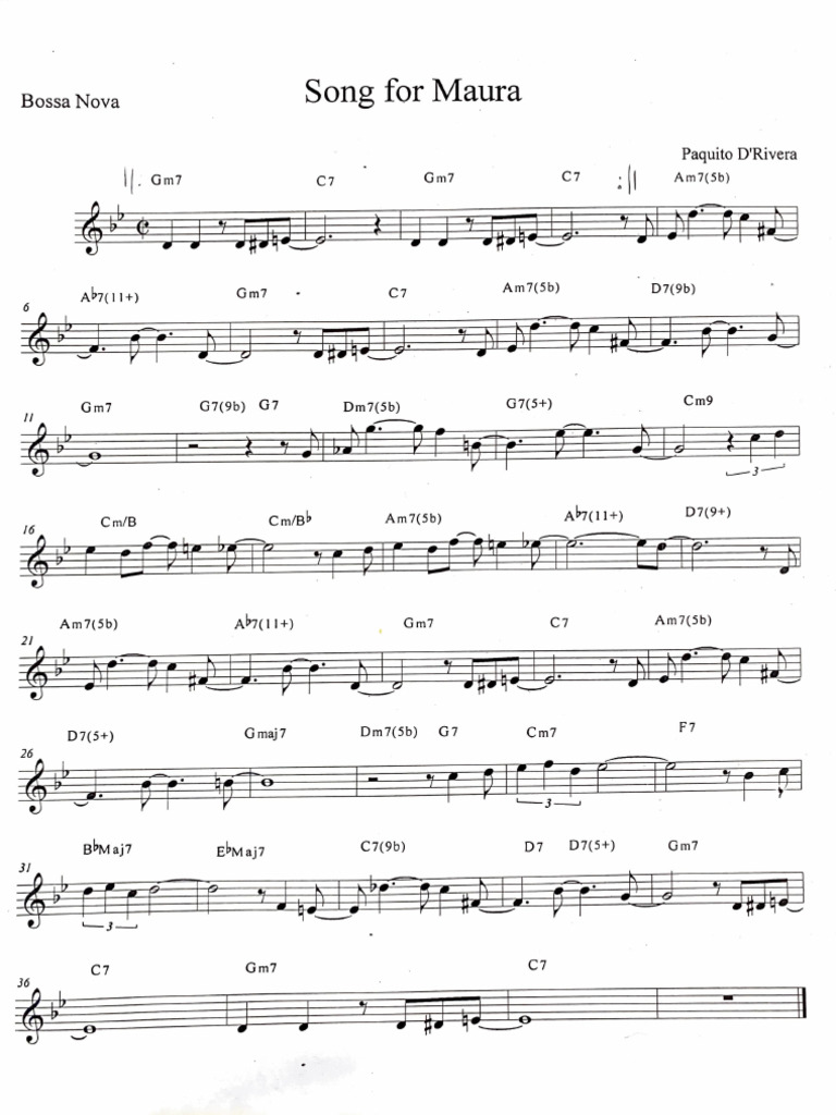 Song For Maura - Ensamble2 | PDF