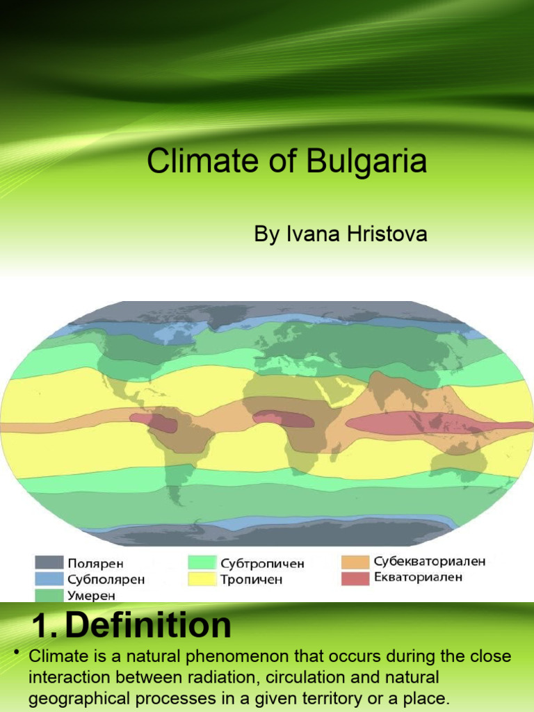 3.Climate of Bulgaria-1 | PDF | Weather | Temperate Climate