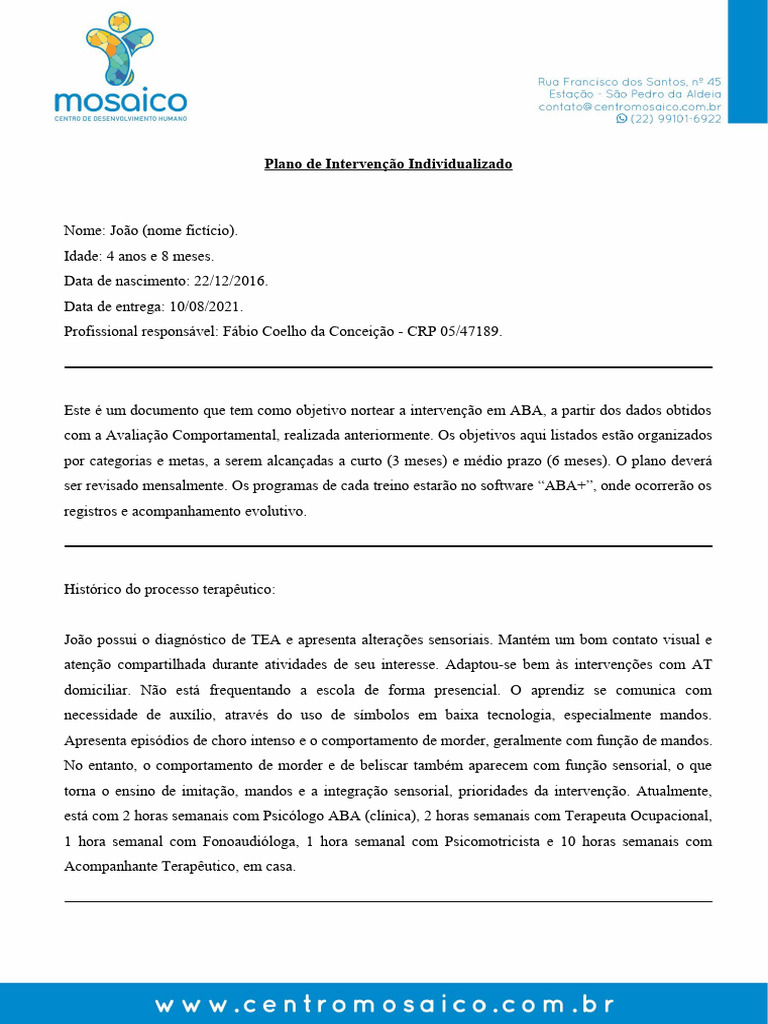 4 Aula Modelo de Pei 2 | PDF | Comportamento | Psicologia