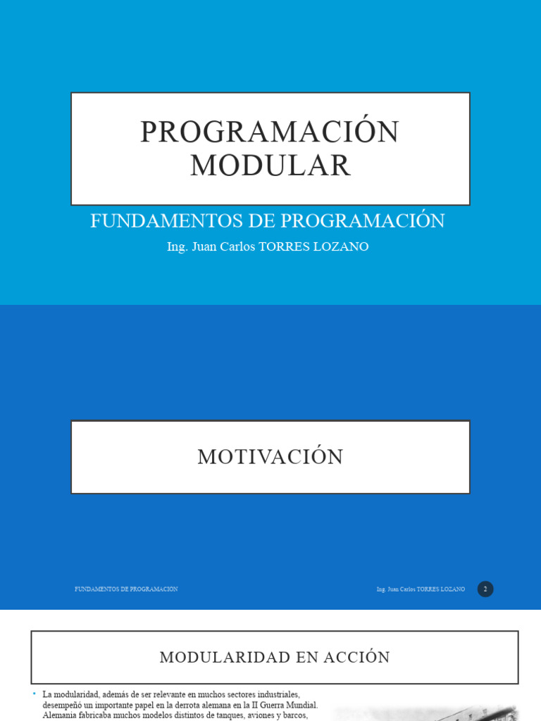 Programación Modular Pdf Programación De Computadoras Informática