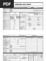 CS Form No. 212 Revised-2017 Personal-Data-Sheet | PDF | Government ...