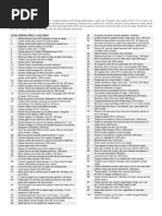 True d100 Wild Magic Table | PDF