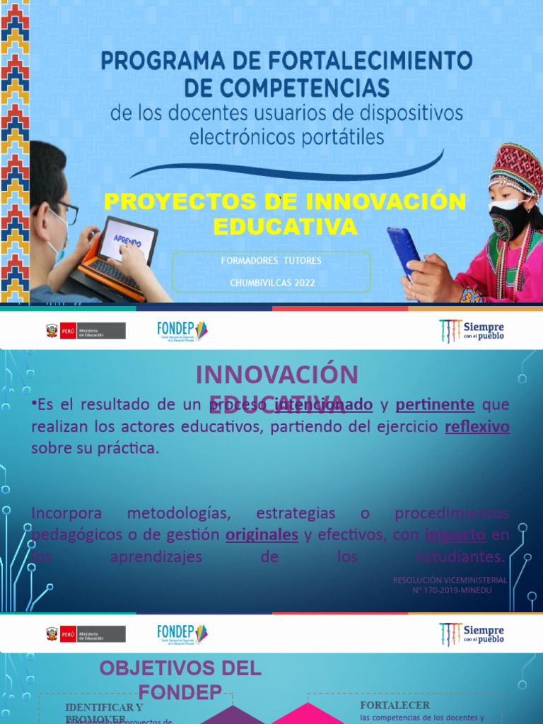 Innovación Educativa en Chumbivilcas | PDF | Enseñando | Innovación