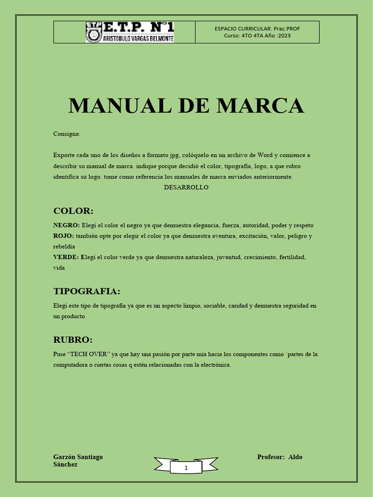 Manual de Marca | PDF